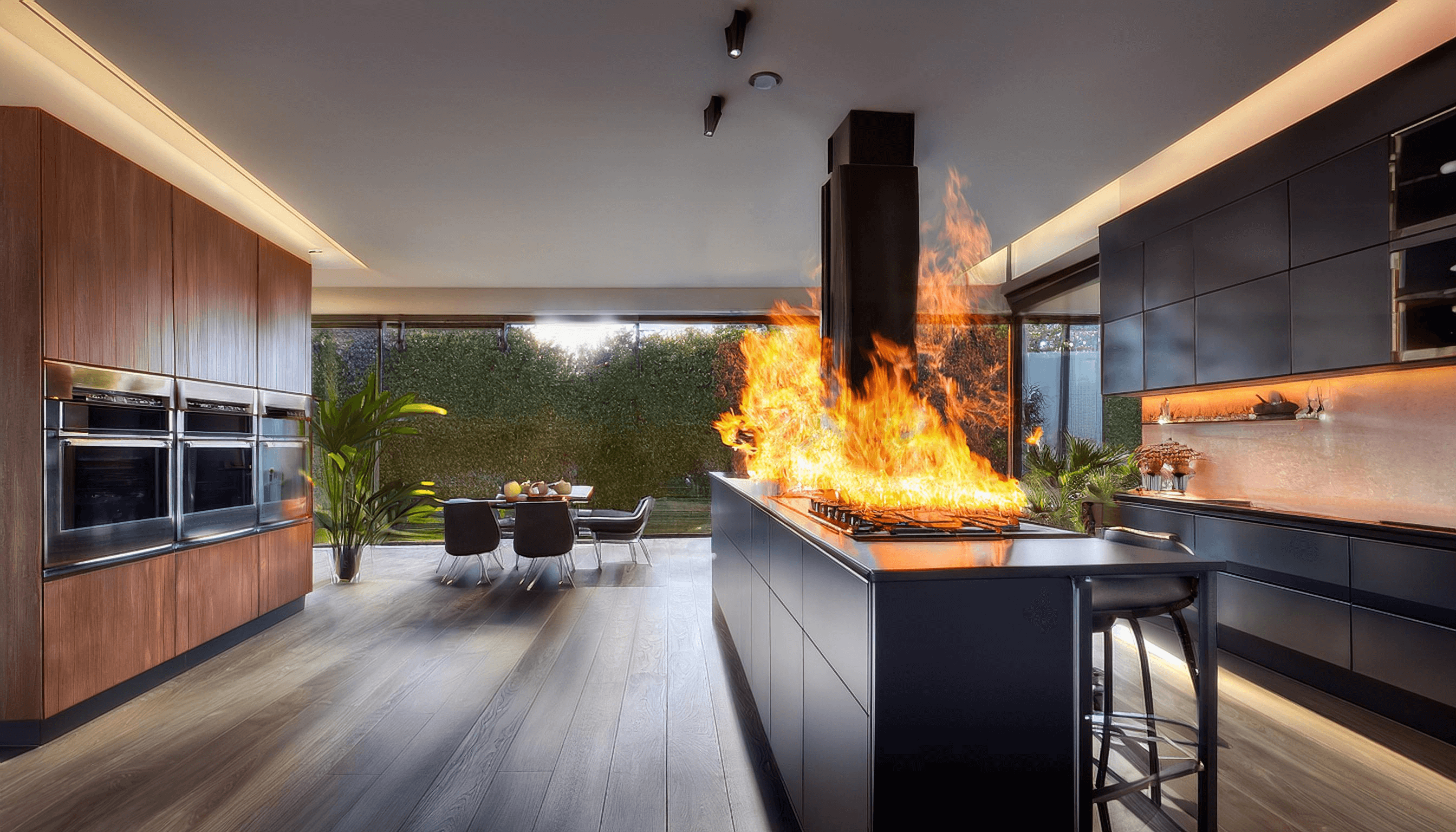 How to stop a fire without a fire extinguisher | Coopers Fire