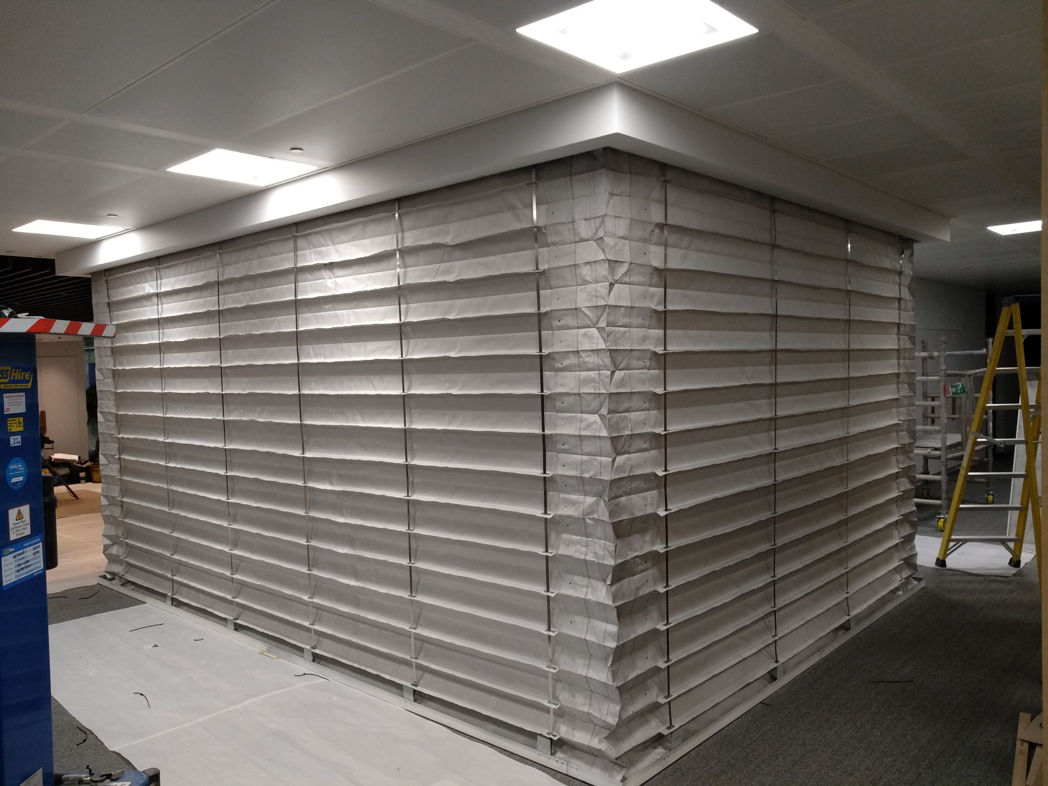 FireMaster Concertina "Closed" Fire Curtain - BS EN 1634-1