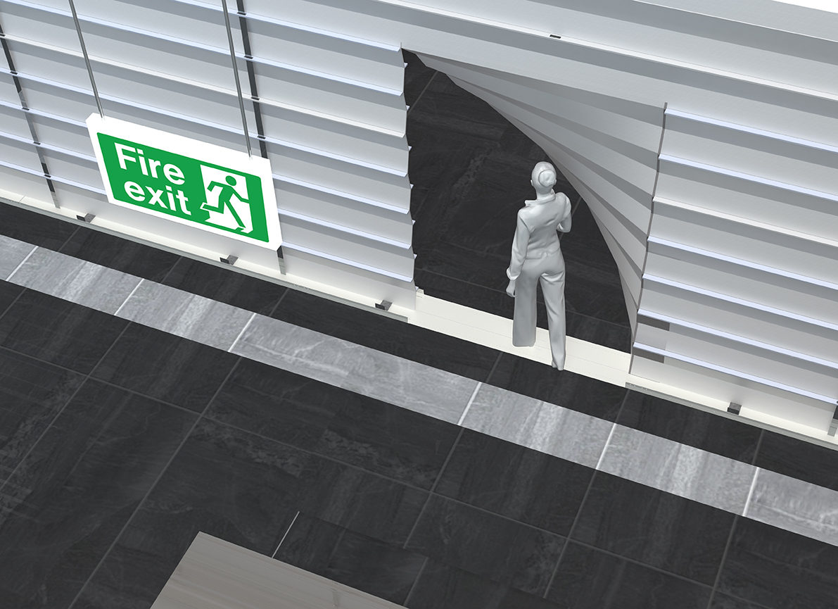 FireMaster Concertina Egress Fire Curtain | Coopers Fire