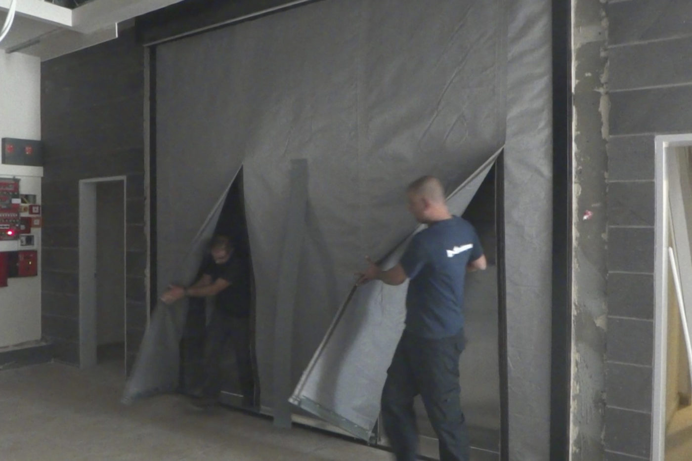 SmokeStop Egress Draft Curtain | Coopers Fire