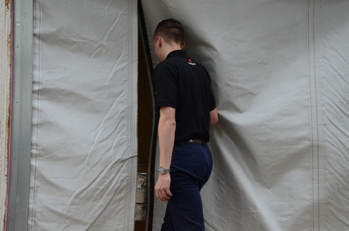 SmokeStop Egress Draft Curtain | Coopers Fire